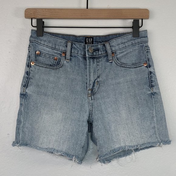 GAP | Shorts | Gap 5 Inch Shorts Light Wash Size 24 | Poshmark